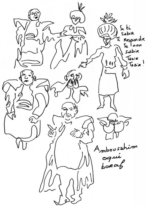 Dessins de théâtre - France Dumas
